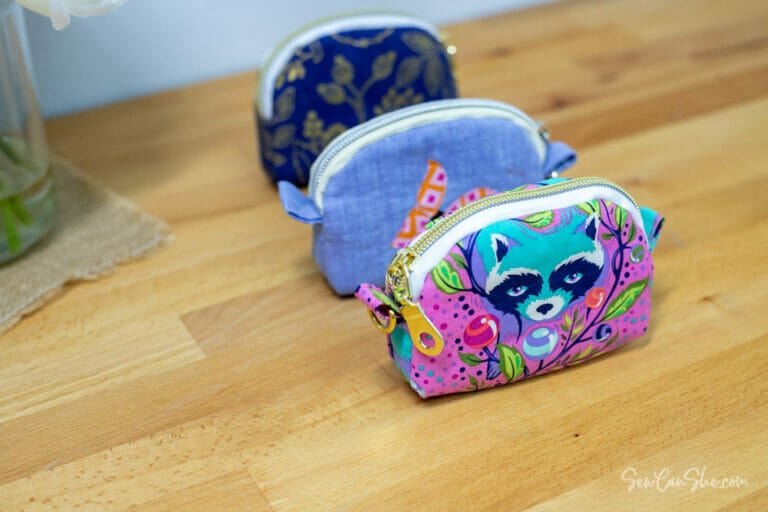 Sew the Cutest Coin Purse Pattern with a Zipper - Free!