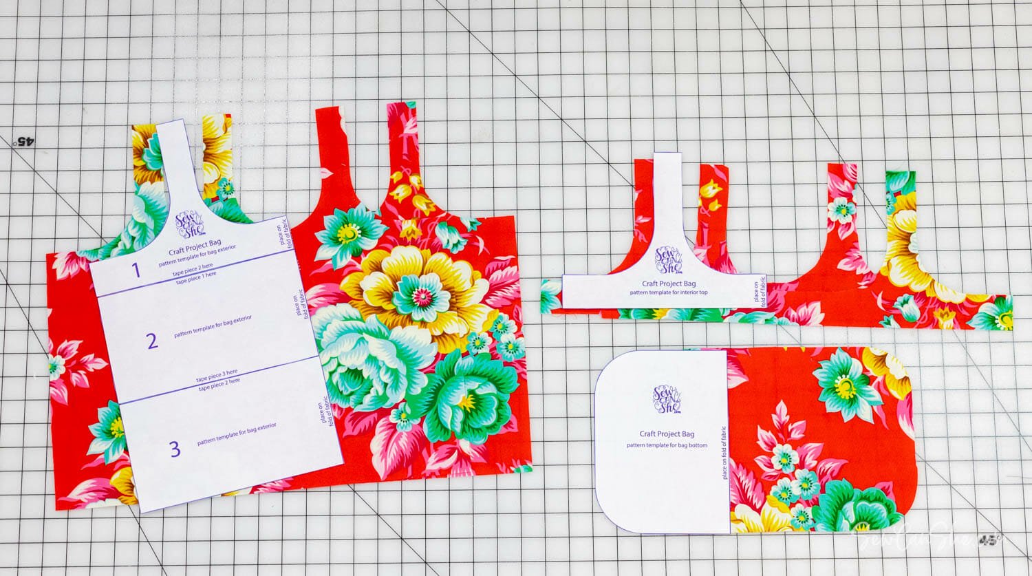 Craft Project Bag - Free Sewing Pattern