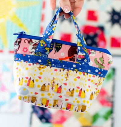 Tiny Bag Sewing Pattern - Sew a super adorable tote - free pattern!