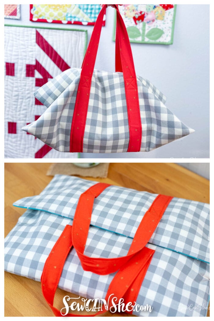Sew A DIY Casserole carrier - Free Pattern with insulated batting