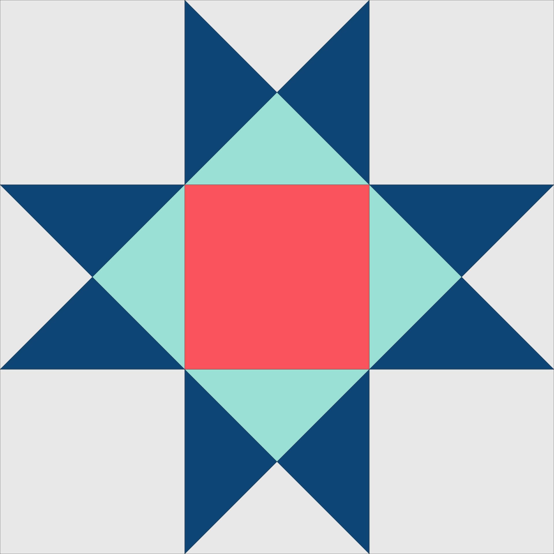 Ohio Star Quilt Pattern Using 7 Fat Quarters!