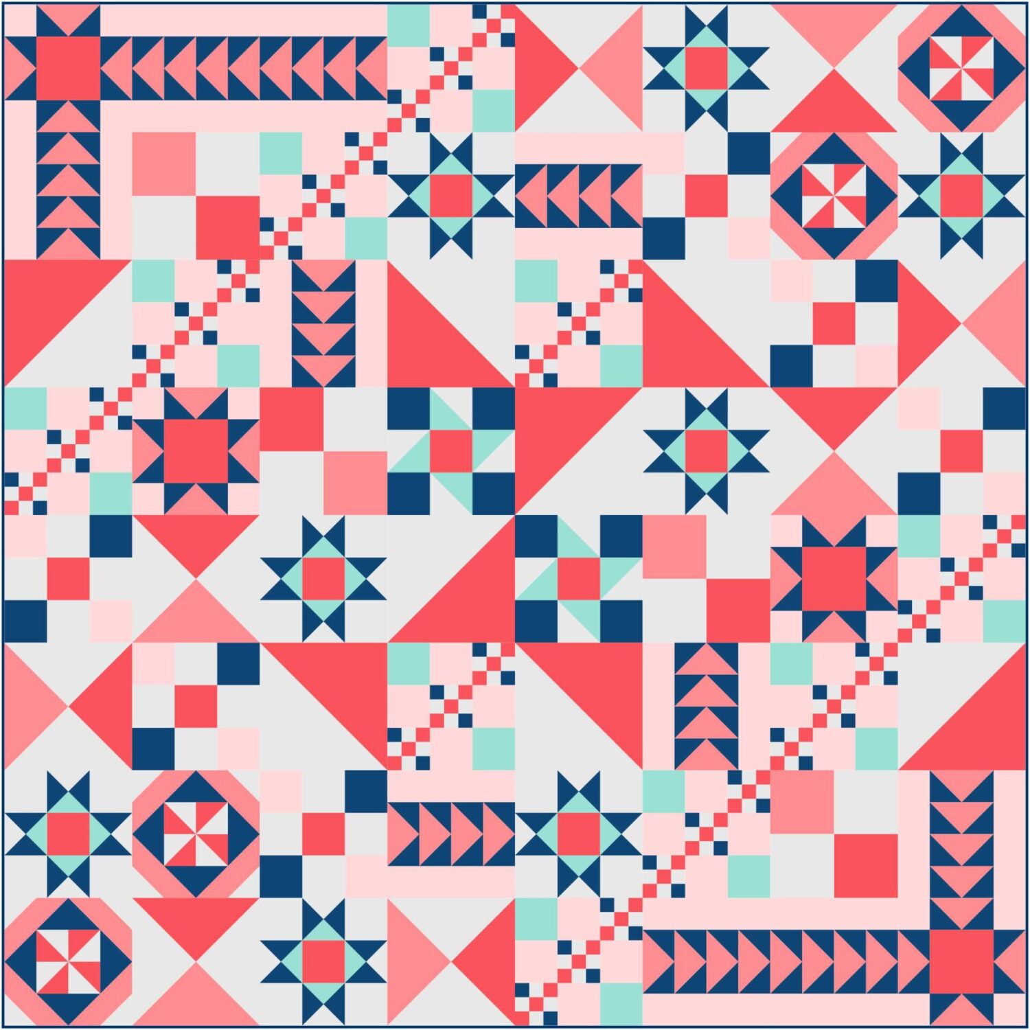 How to Sew a Nine Patch Quilt Block (Free Pattern)!