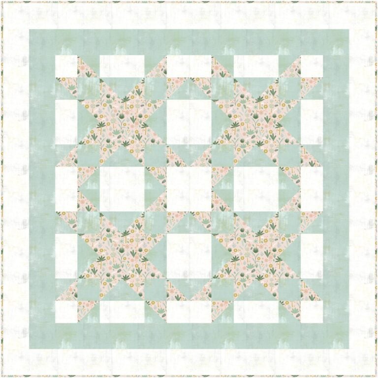 Free 3 yard Quilt Pattern: Amish Star