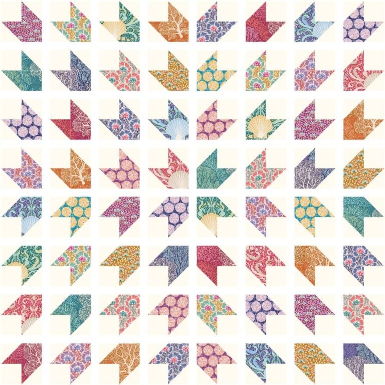 Fat Quarter Fancy Star Quilt: Queen Size Star Quilt Pattern