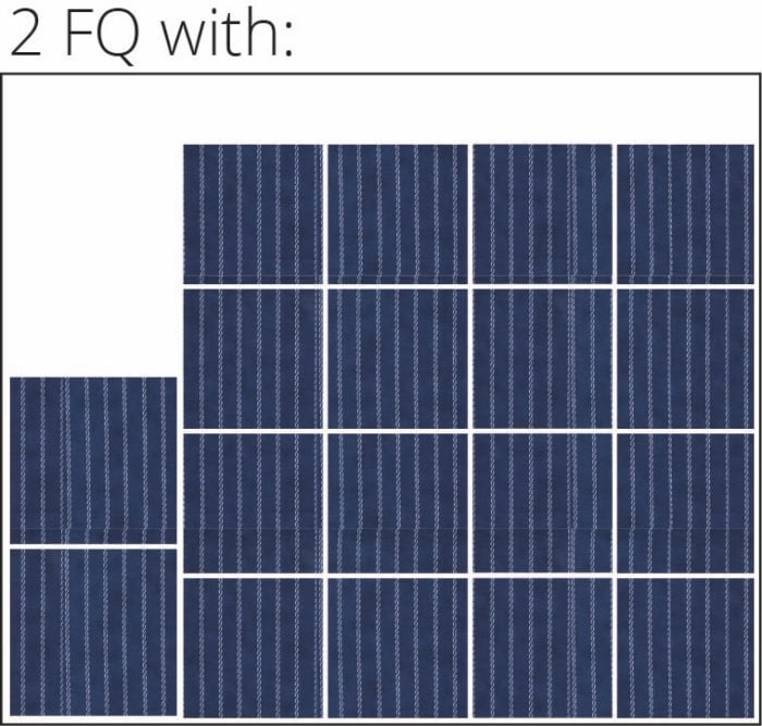 Fat Quarter Stars and Irish Chain: Free Quilt Pattern