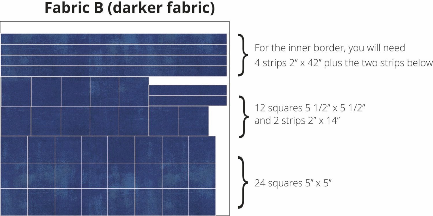 Free 3 yard Quilt Pattern: Stars and Ladders