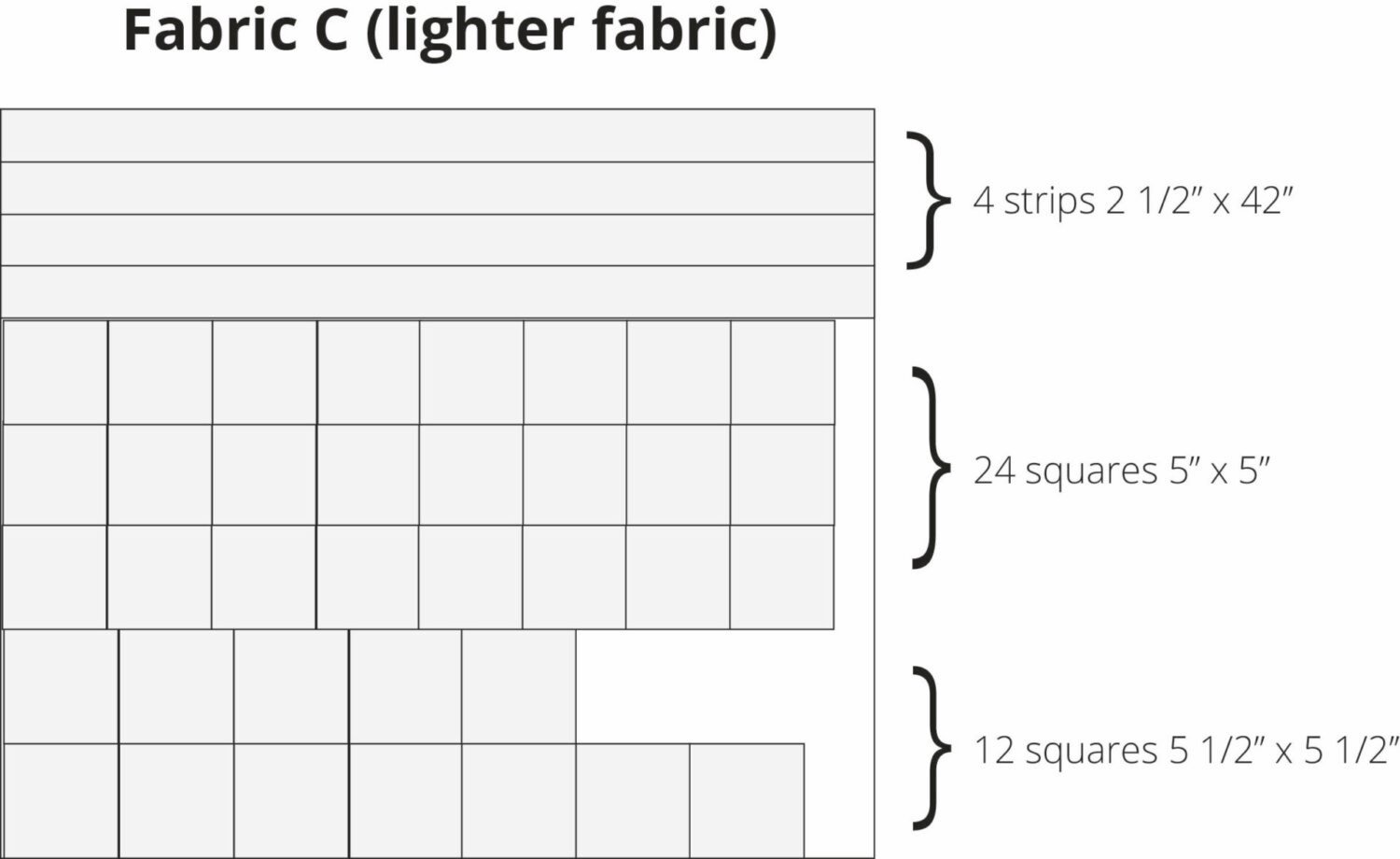 Free 3 yard Quilt Pattern: Stars and Ladders