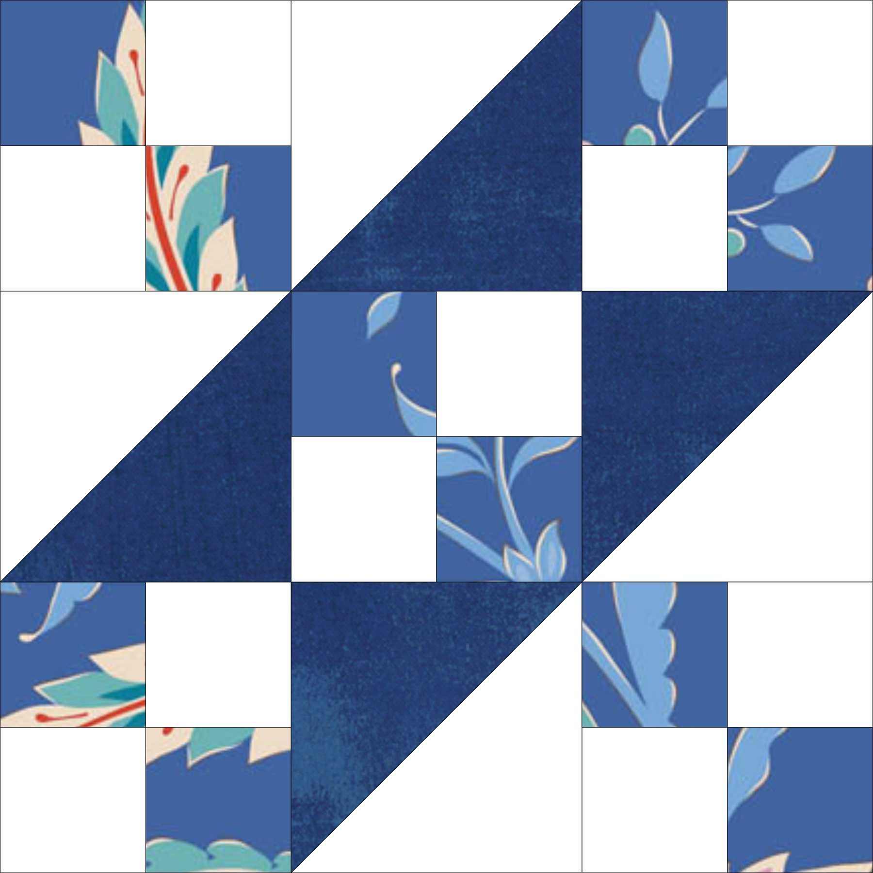 Free 3 yard Quilt Pattern: Stars and Ladders