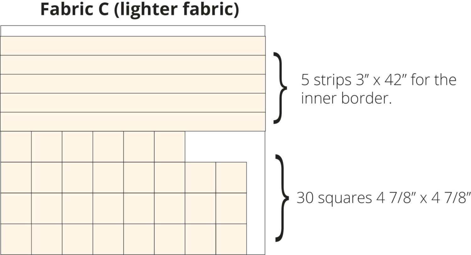 Diamond In A Square: 3 Yard Quilt Pattern