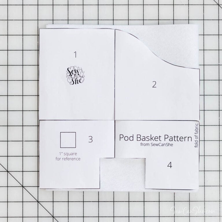 Pocket Pod Basket: Free Sewing Pattern