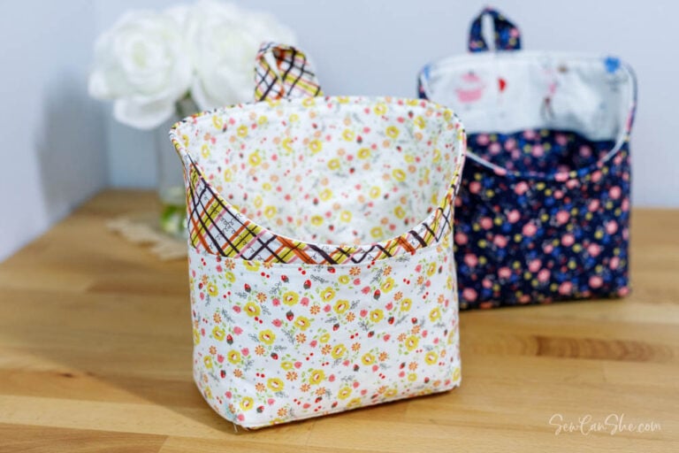Pocket Pod Basket: Free Sewing Pattern