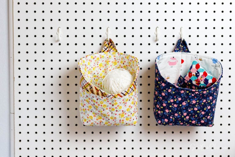 Pocket Pod Basket: Free Sewing Pattern