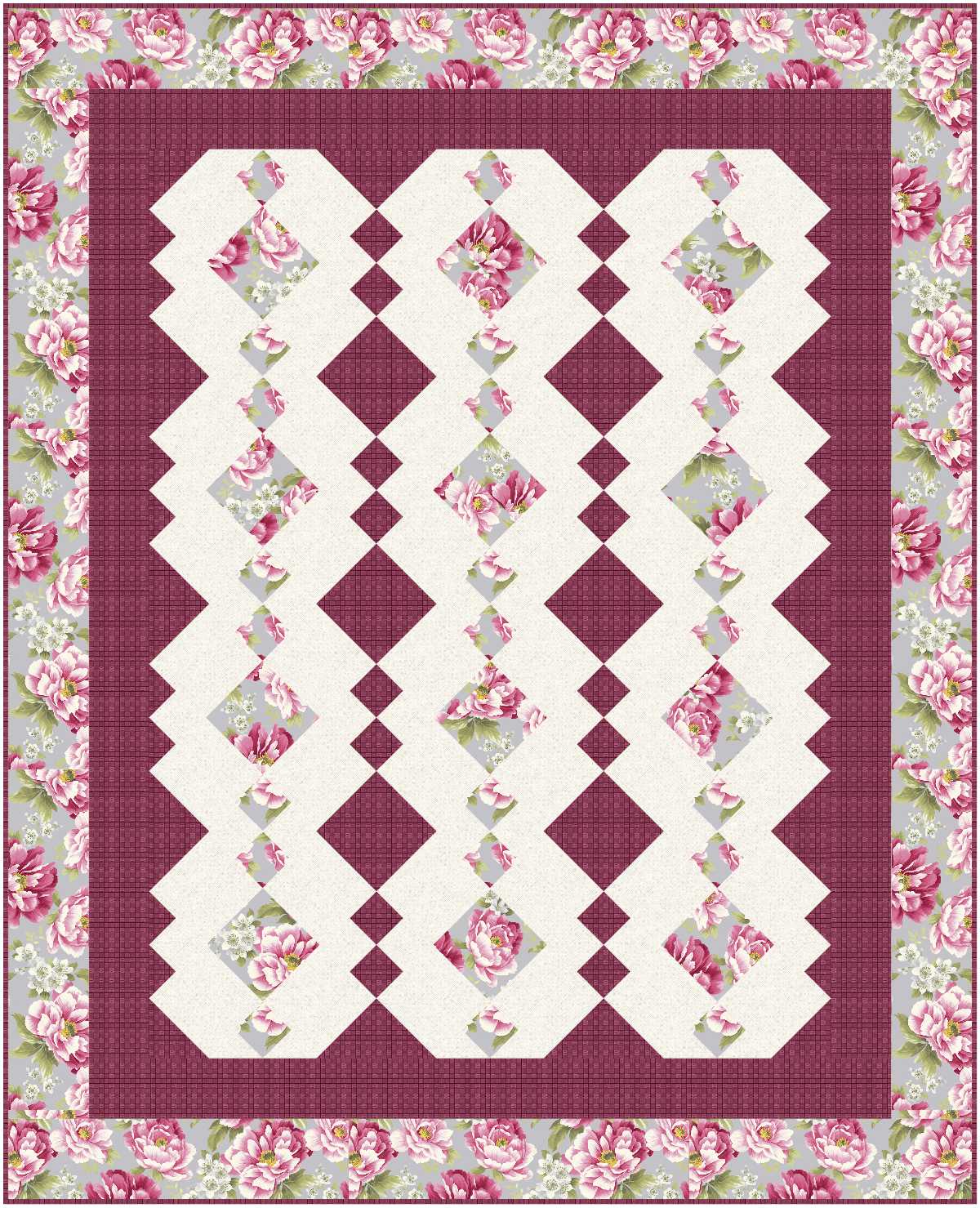 3 Yard Chandelier Quilt Pattern: Beautiful and Easy!