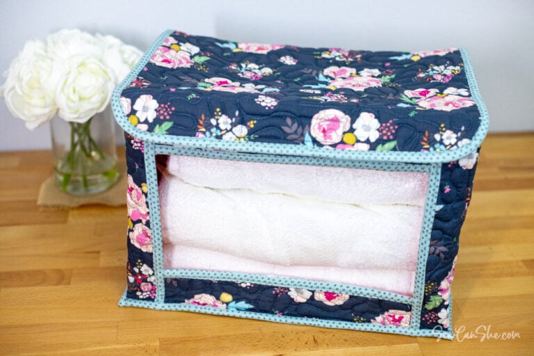 How to Make a Fabric Gift Box: Free Sewing Pattern