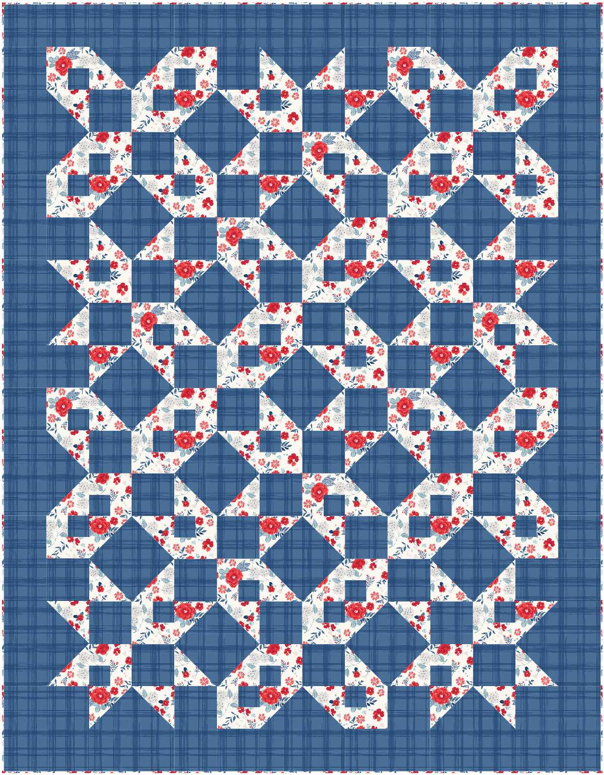 Ninja Stars Quilt: Easy Quilt Pattern in 2 Sizes