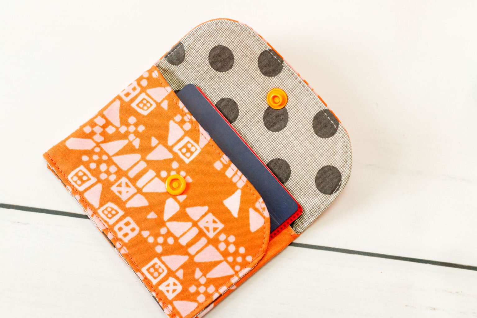 Easy Wallet Pattern with 2 Card Pockets