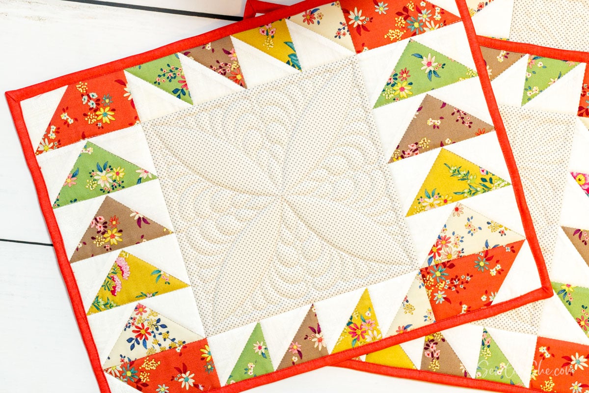How to Sew Patchwork Placemats: Free Sewing Pattern