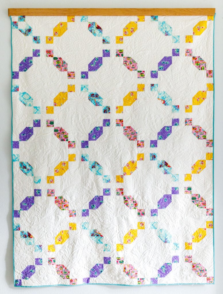 Easy Twin Size Quilt Pattern - The Wrapped Candy Quilt