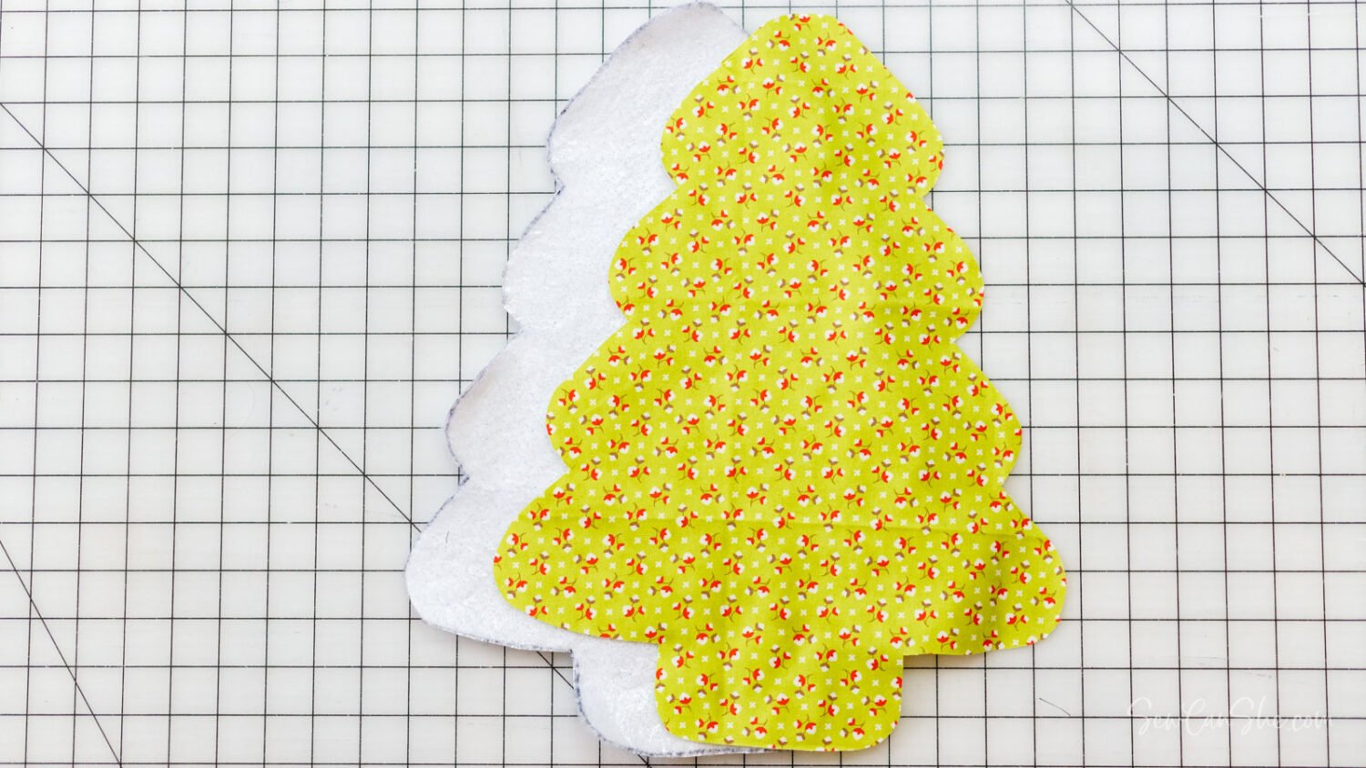 Sew a Christmas Tree Holiday Potholder: Free Sewing Pattern