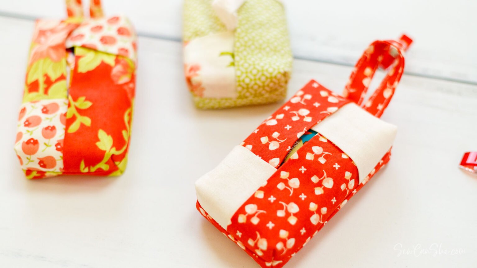 How to Make a Pocket Tissue Pack Holder: Easy Sewing Tutorial