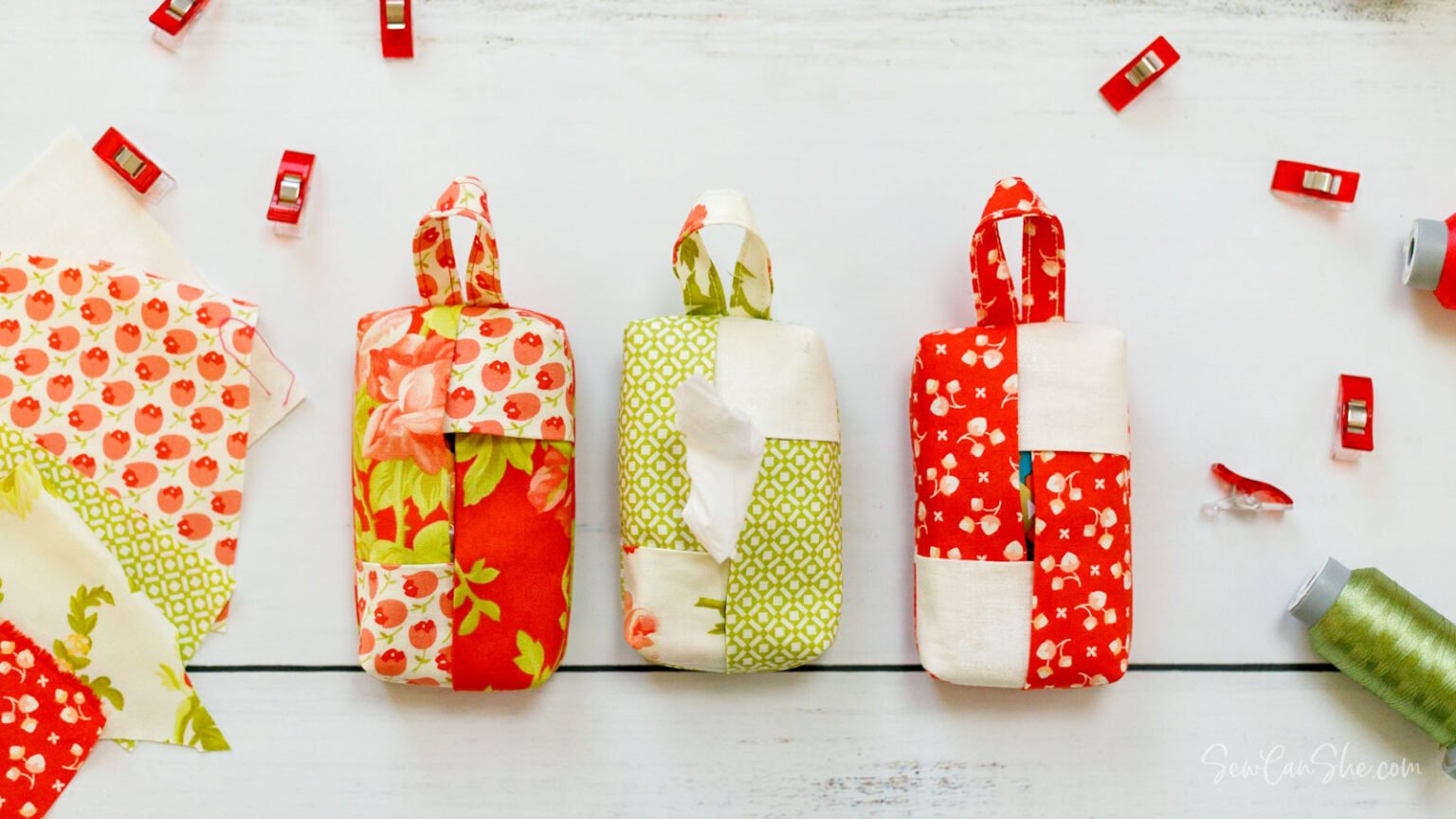 How to Make a Pocket Tissue Pack Holder: Easy Sewing Tutorial