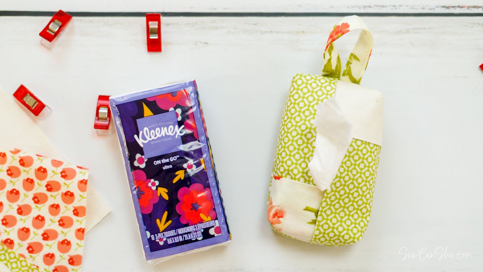 How to Make a Pocket Tissue Pack Holder: Easy Sewing Tutorial