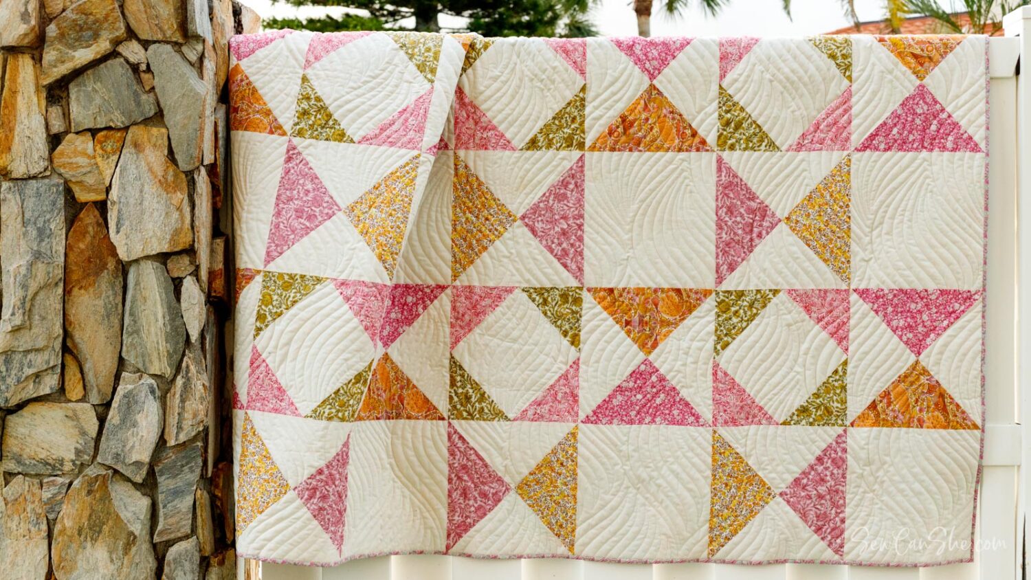 New Traditions Quilt: Free Queen Size Quilt Pattern