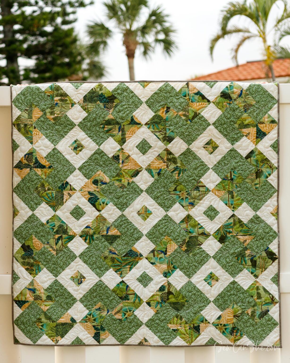 Card Tricks: Free 3 Yard Quilt Pattern