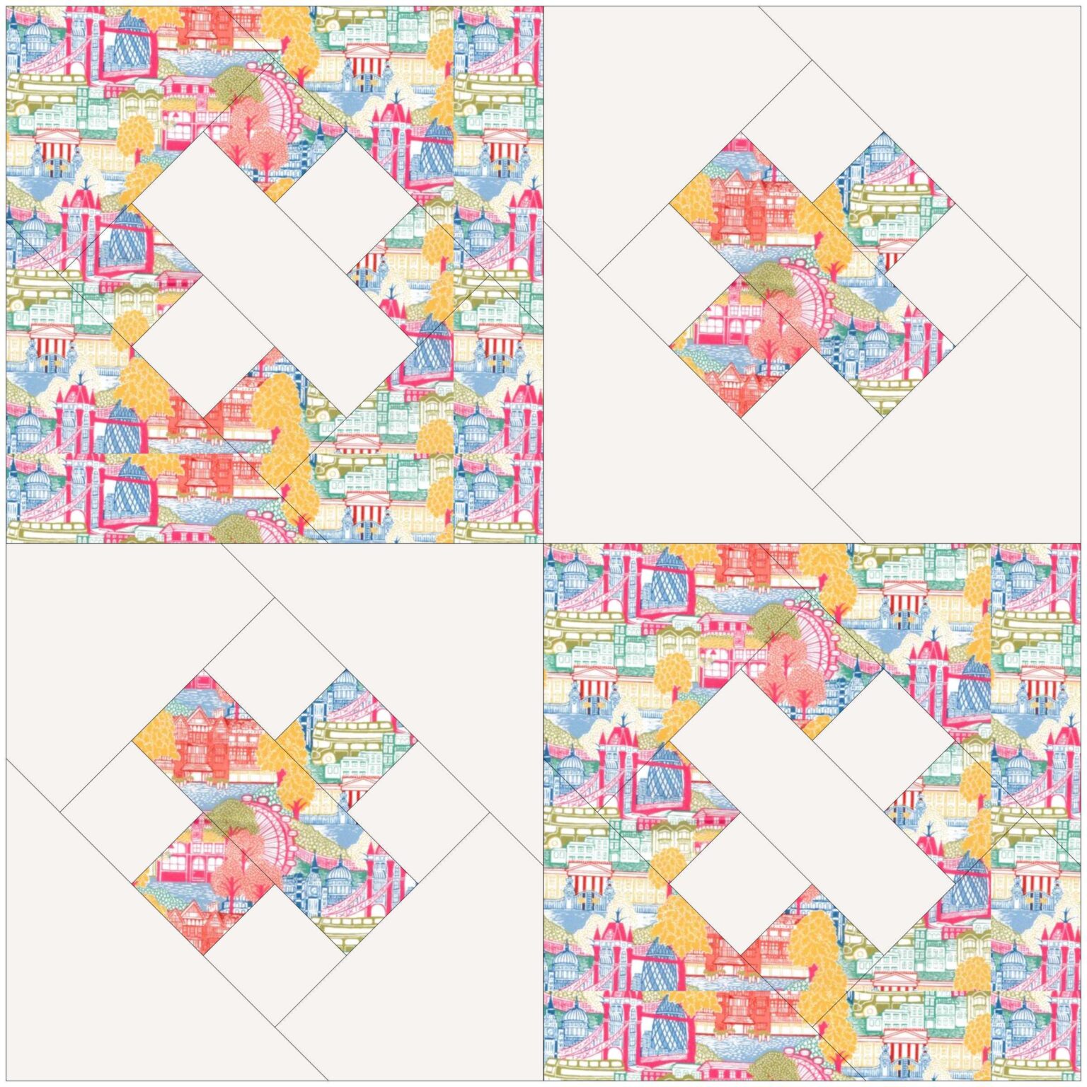 Little Kisses: Free Quilt Pattern for Fat Quarters