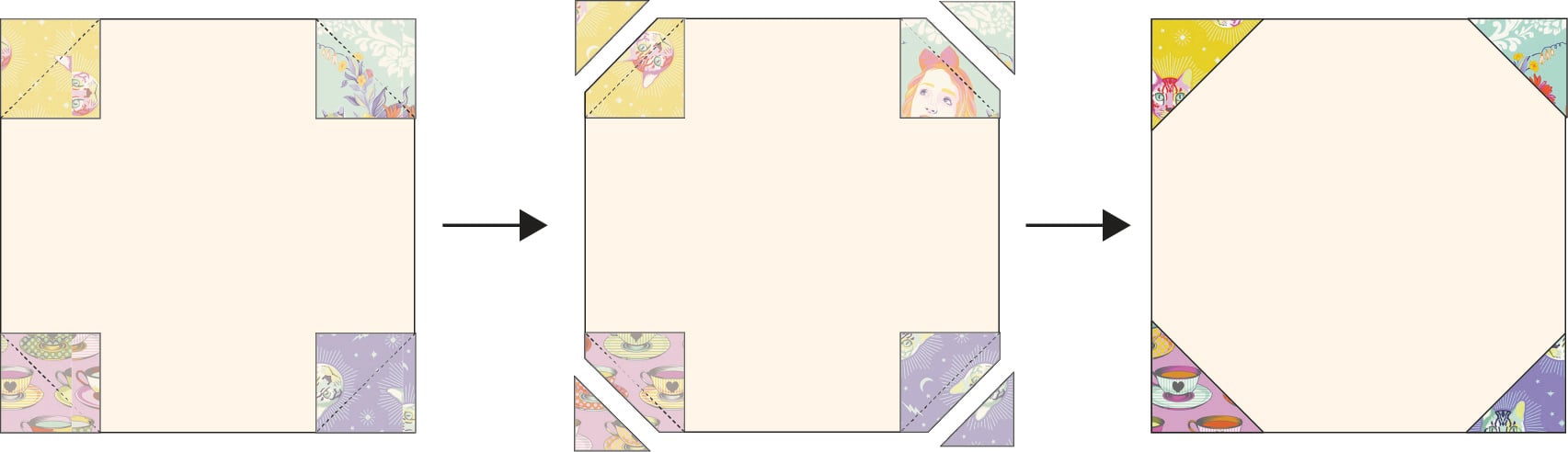 Easy Twin Size Quilt Pattern - The Wrapped Candy Quilt