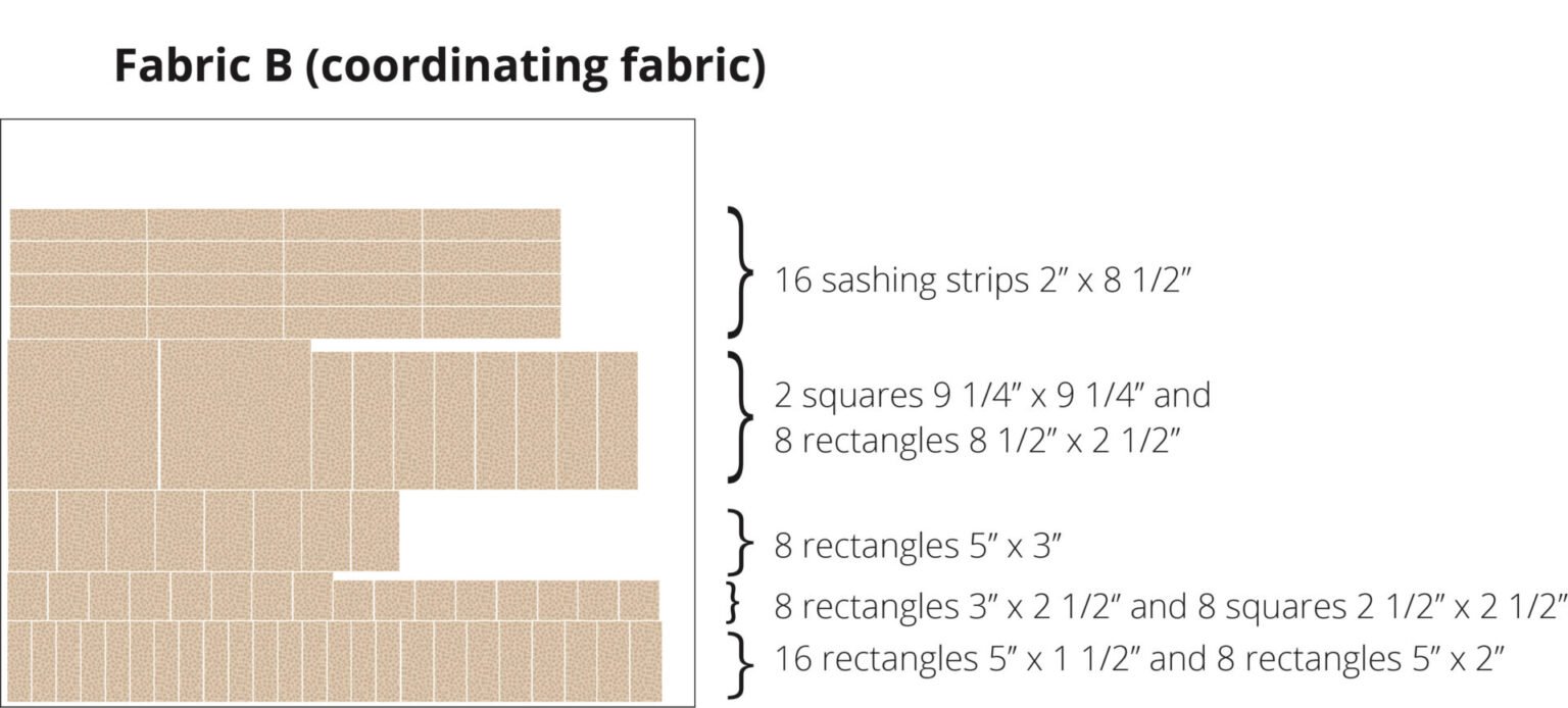 Hello Neighbor! Free 3 Yard Quilt Pattern with House Blocks