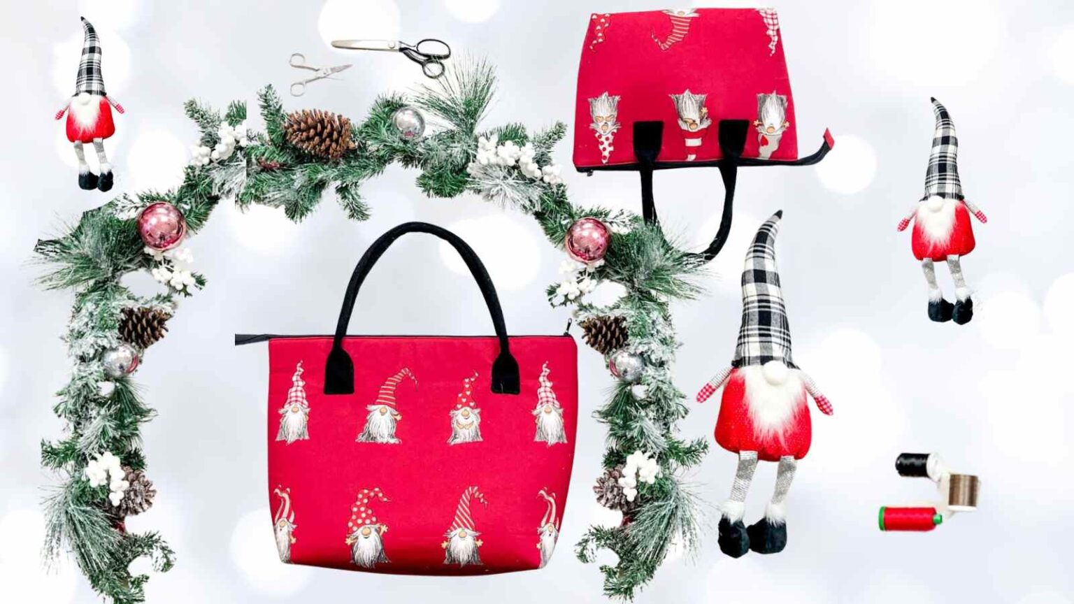 How to Sew 1-Yard Magic Bags (2 tote bags from one yard of fabric!)