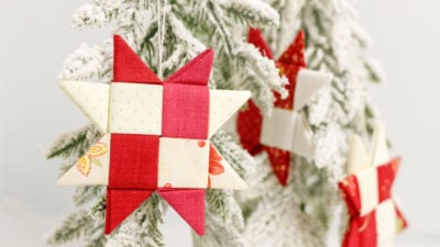 How to Make Scandinavian Star Ornaments