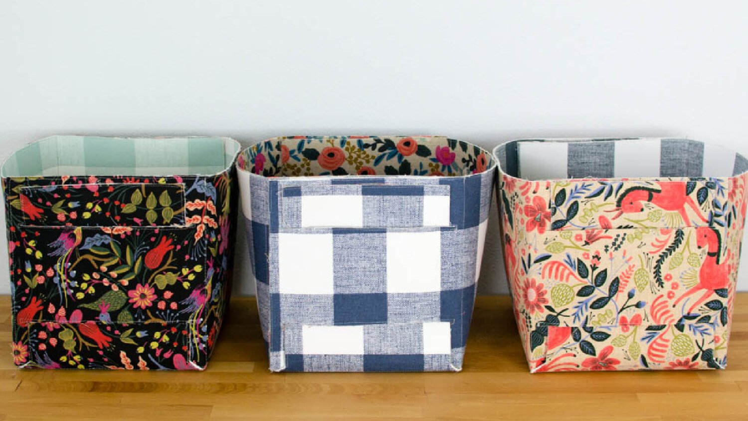 20 Free Fabric Basket Patterns that are Fast and Easy!