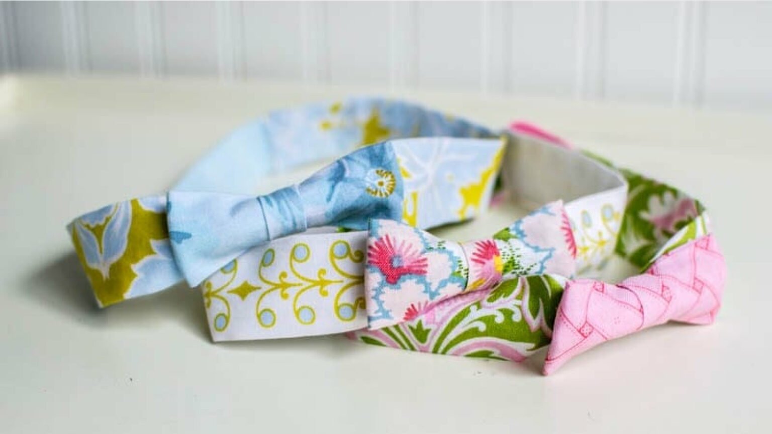 How to Sew Bow Headbands for girls & tweens: sewing tutorial