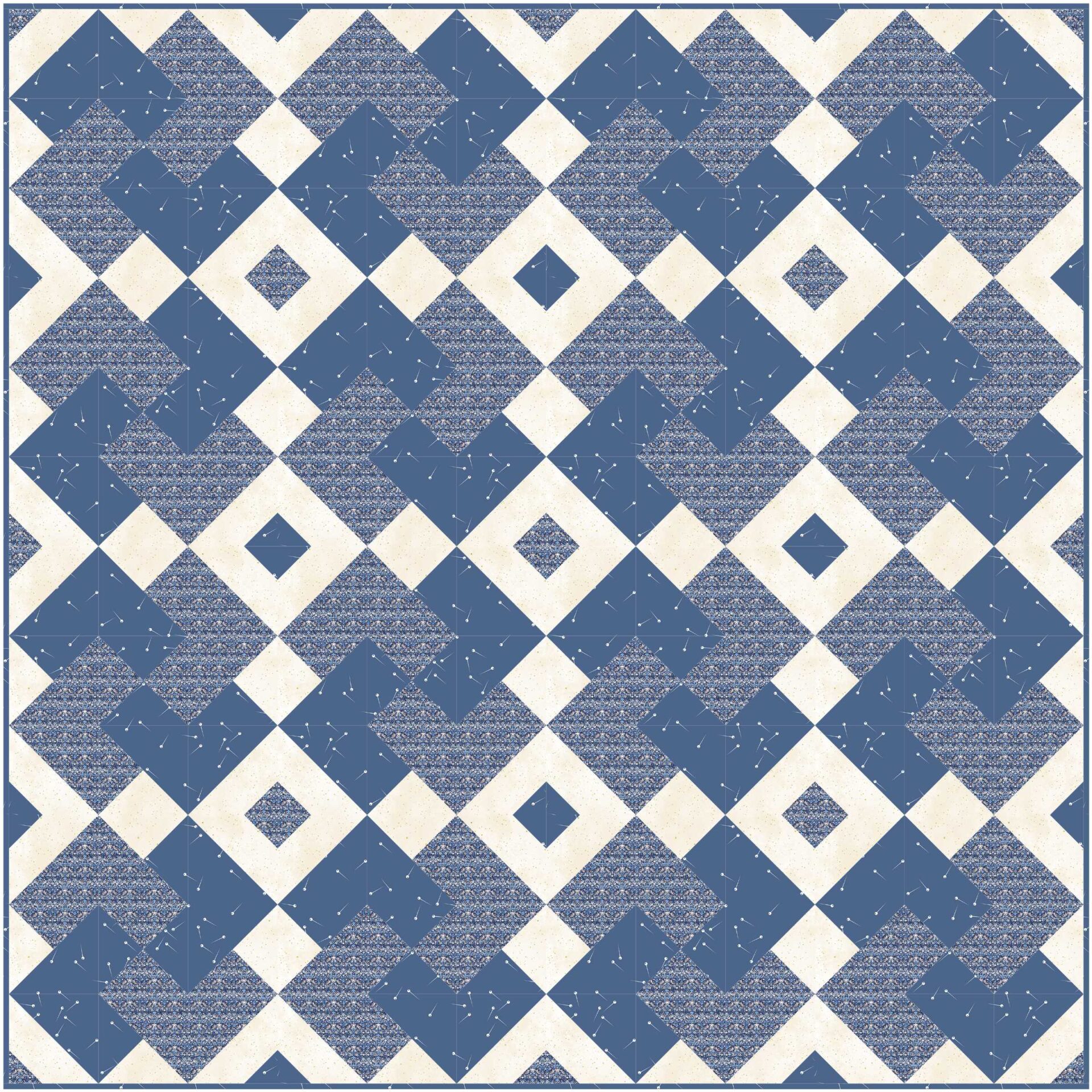 Card Tricks: Free 3 Yard Quilt Pattern