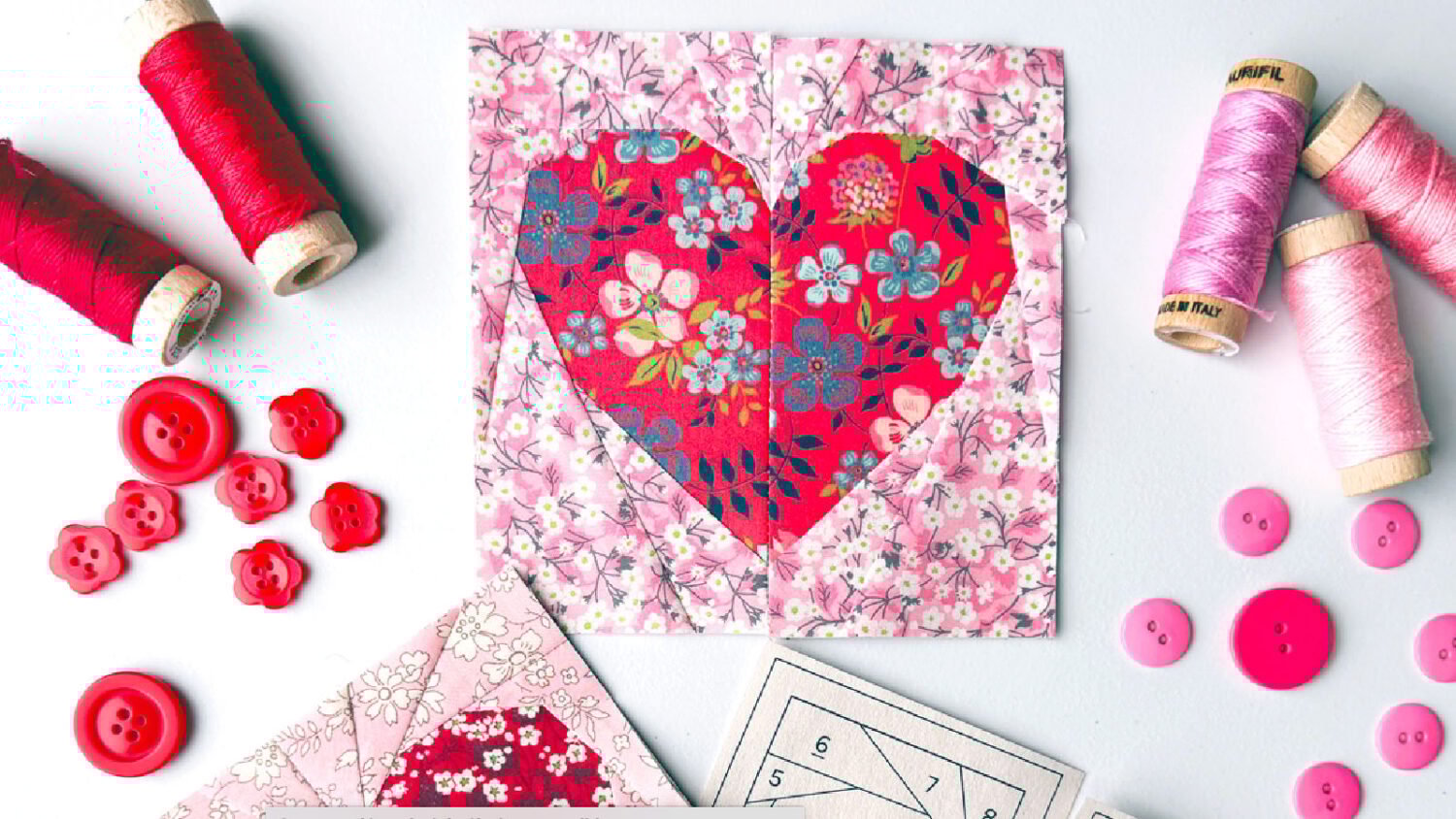 Sew Your Heart Out! 12 Heart Quilt Block Patterns (All Free)