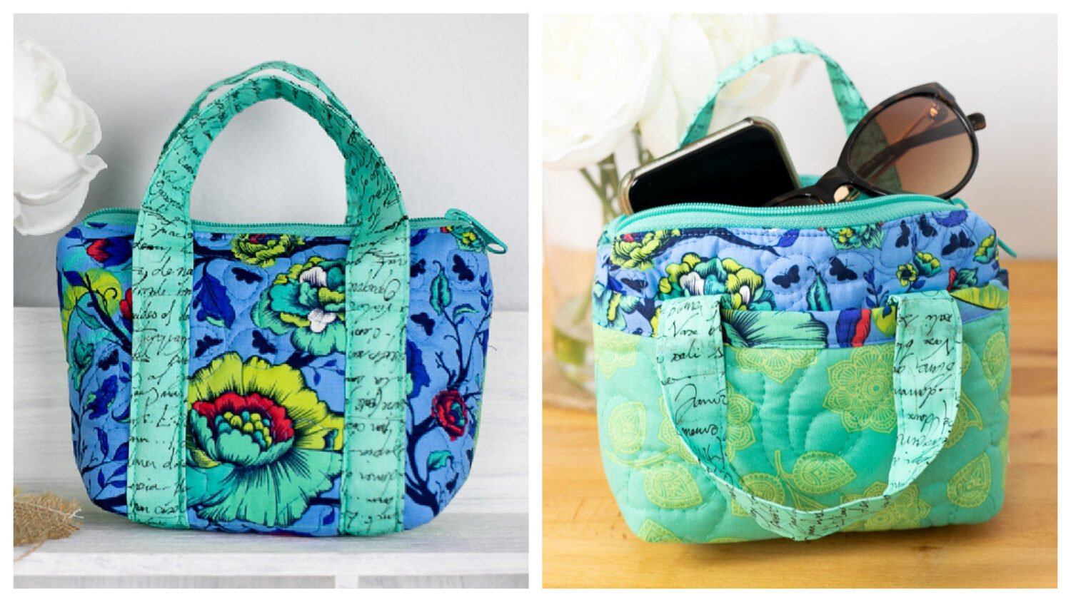 Sew a Quilted Tiny Bag: Free Sewing Pattern