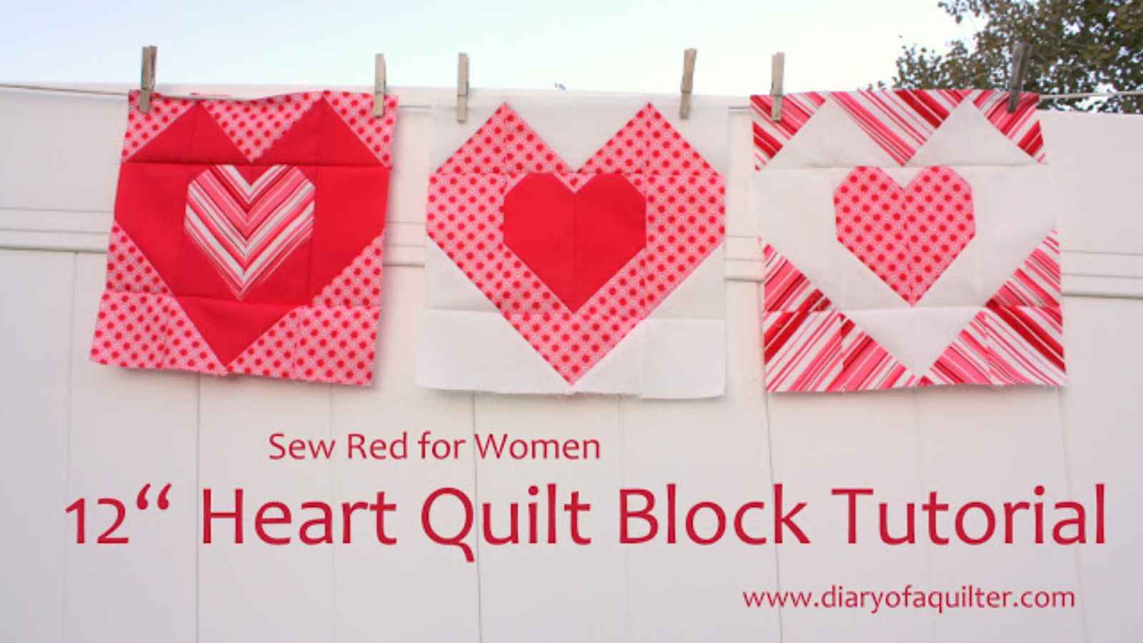 Sew Your Heart Out! 12 Heart Quilt Block Patterns (All Free)