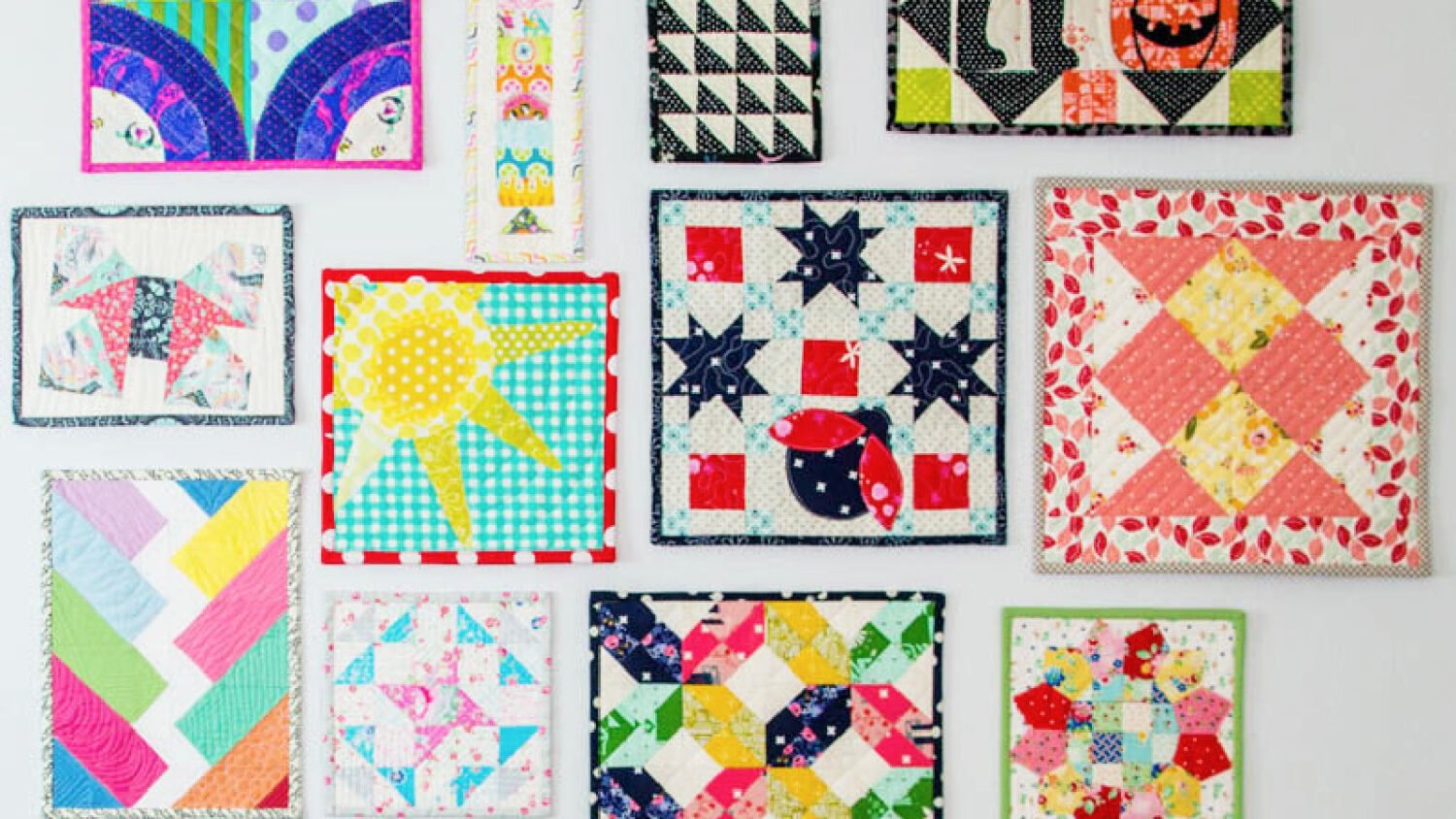 Square Dance Daisy: Free Mini Quilt Pattern