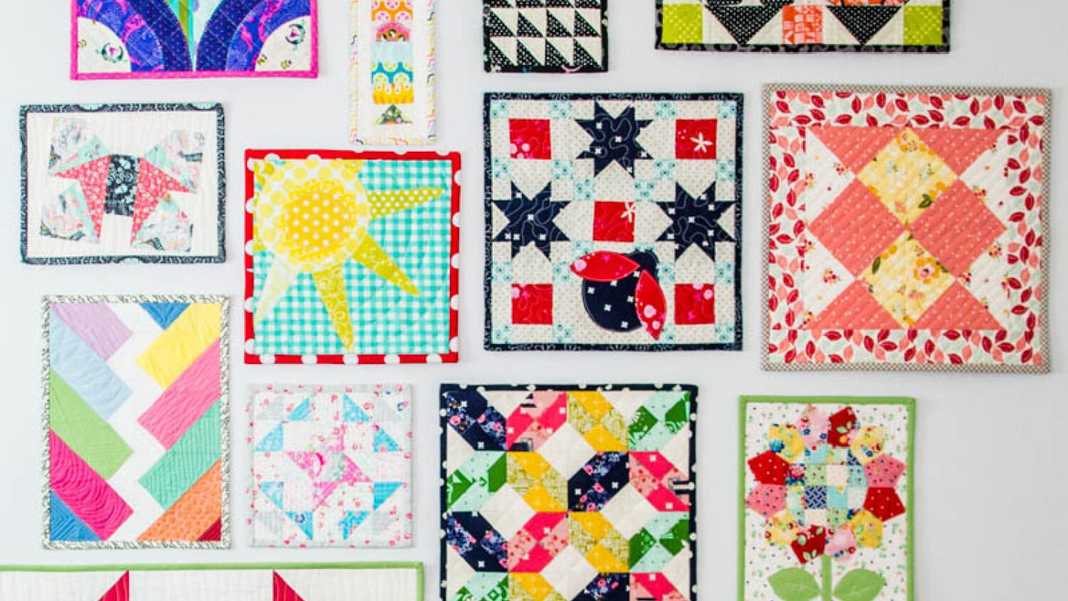 40 FREE Patterns For Adorable Mini Quilts!