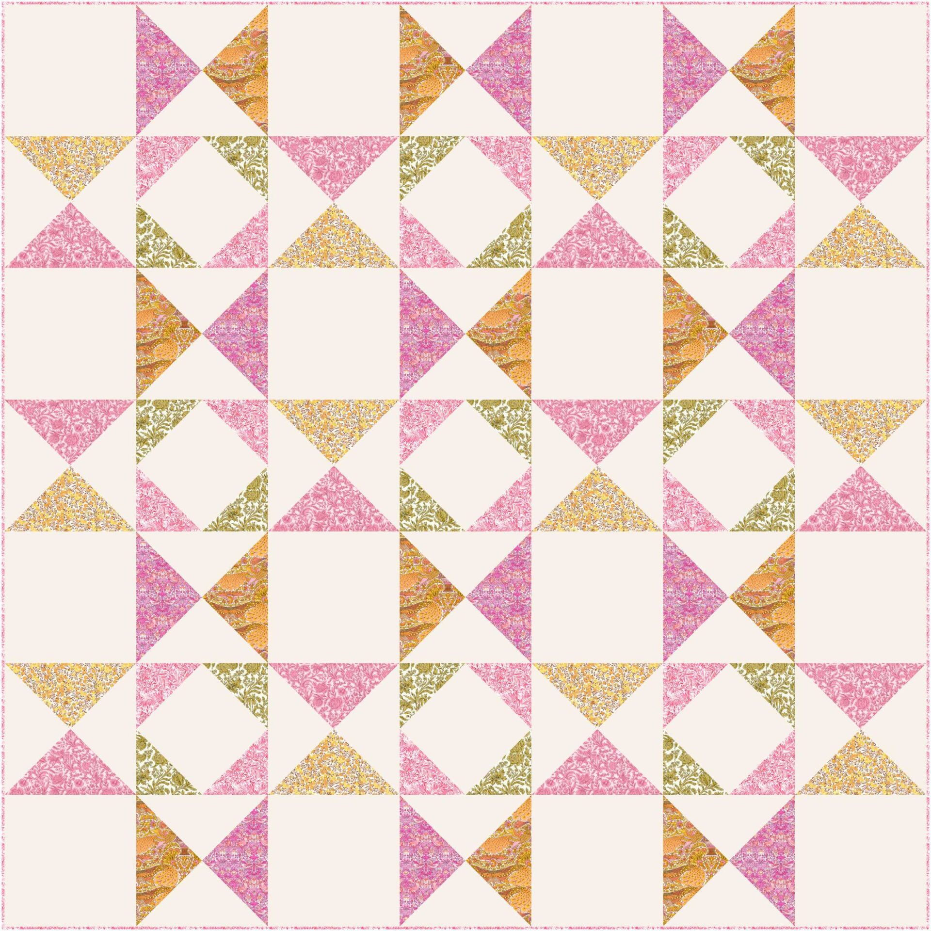 New Traditions Quilt: Free Queen Size Quilt Pattern