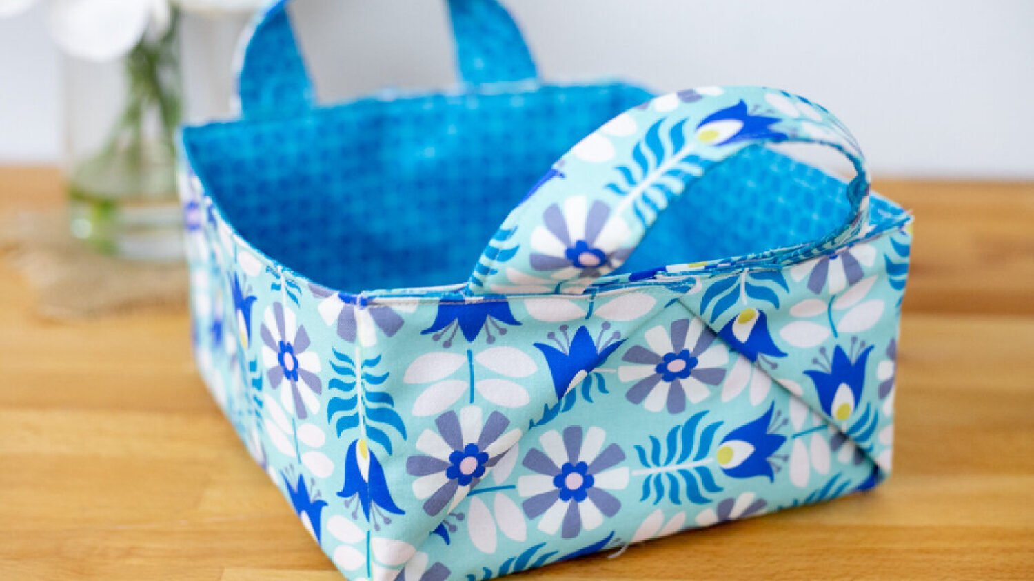 20 Free Fabric Basket Patterns that are Fast and Easy!