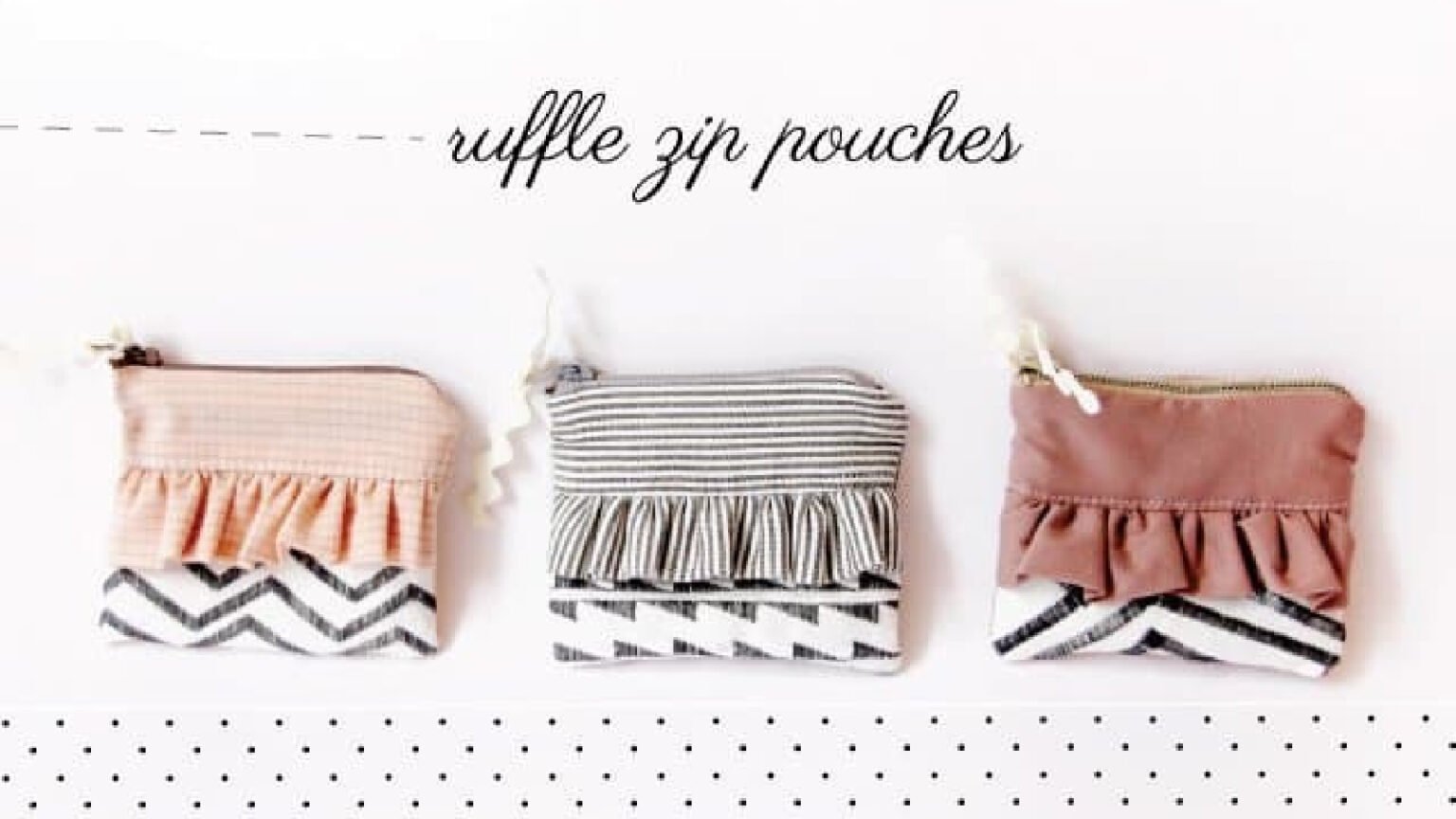 How to Sew a Zipper Pouch: 50 Free Patterns for Every Skill Level