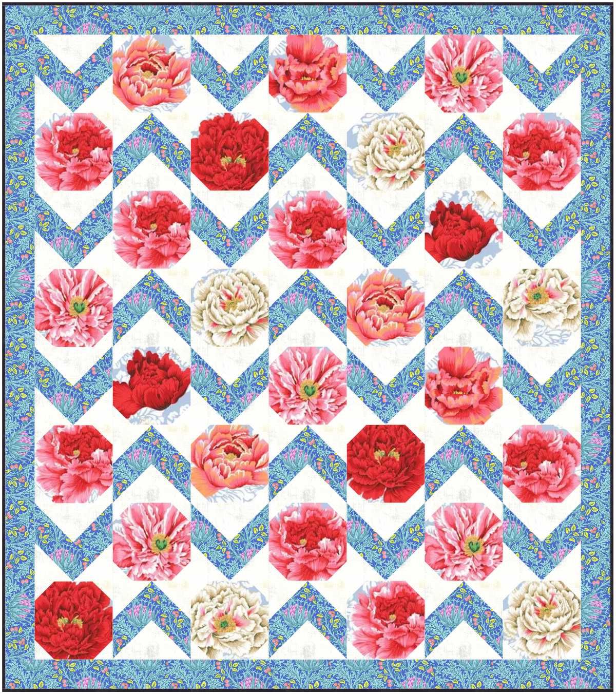 Spitfire! Free 3 Yard Quilt Pattern