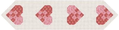 Woven Hearts Table Runner: Free Pattern